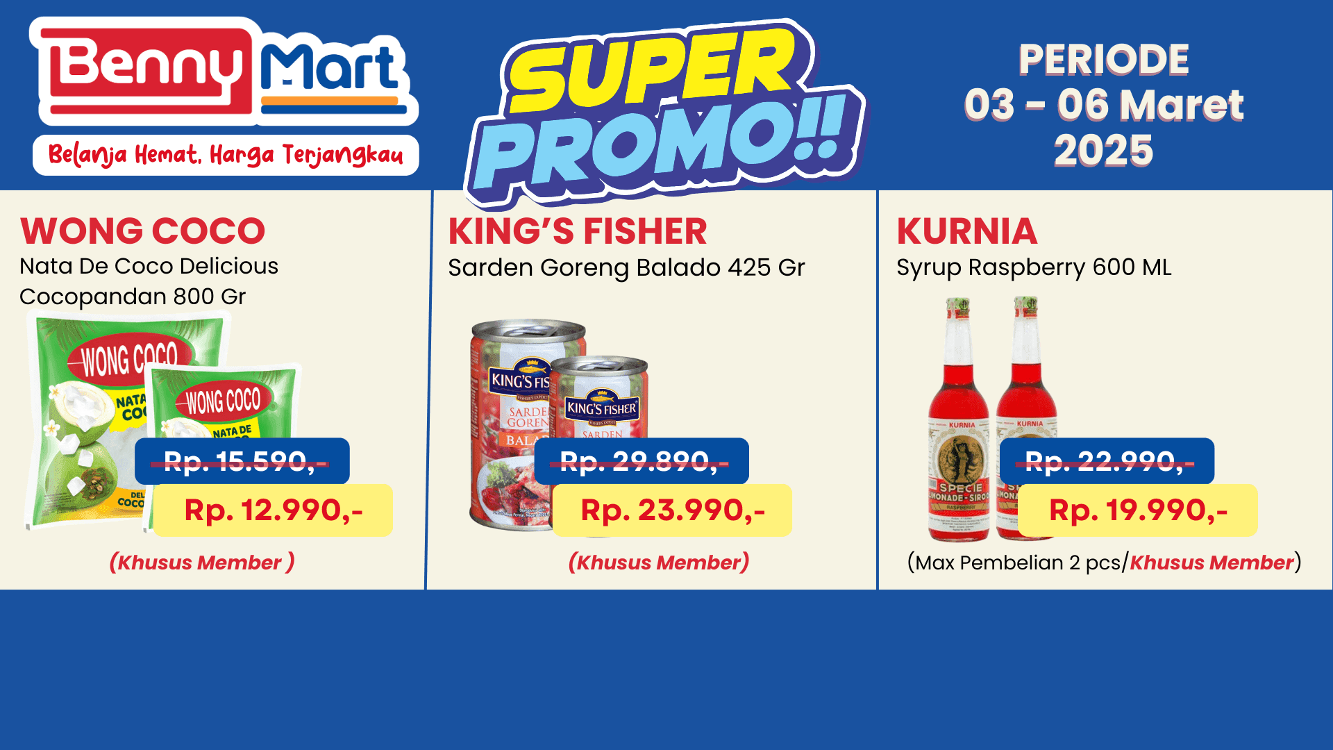 Benny Mart - Belanja Hemat Harga Terjangkau