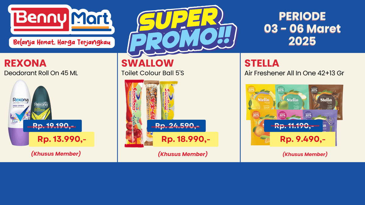Benny Mart - Belanja Hemat Harga Terjangkau